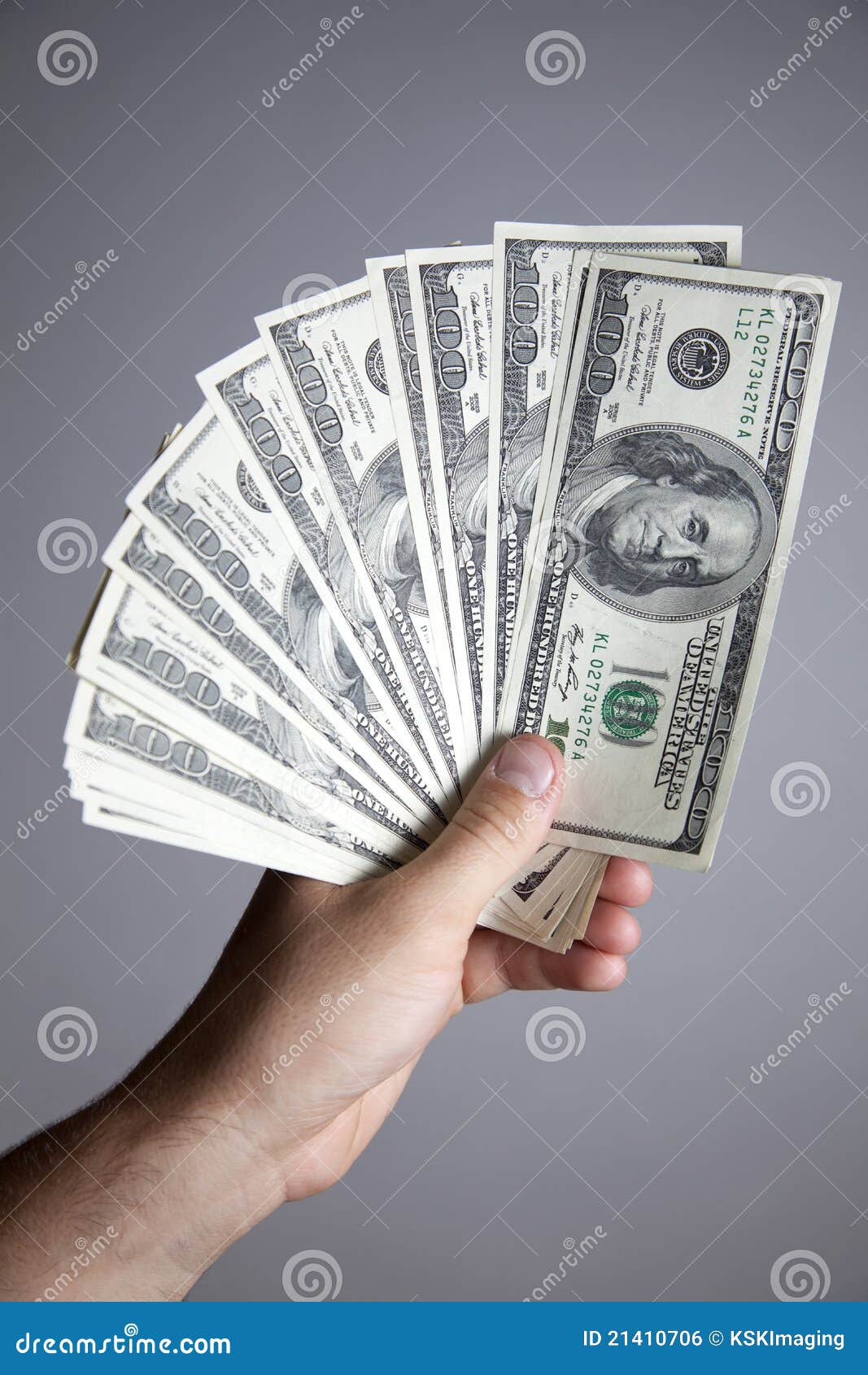 Hundreds of Dollars stock photo. Image of number, portrait - 21410706