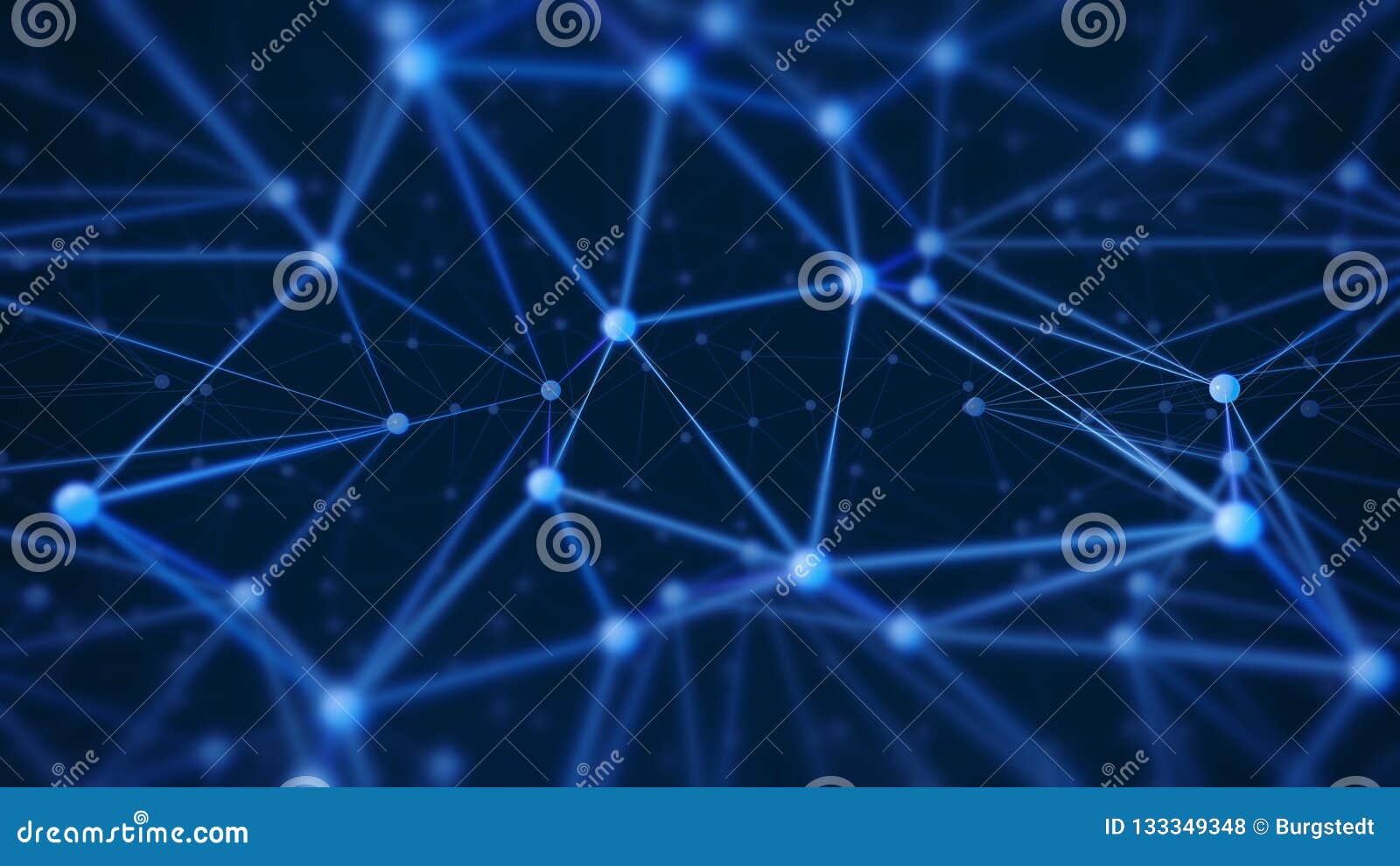 Hundreds of Points Connected To Each Other with Lines Stock ...
