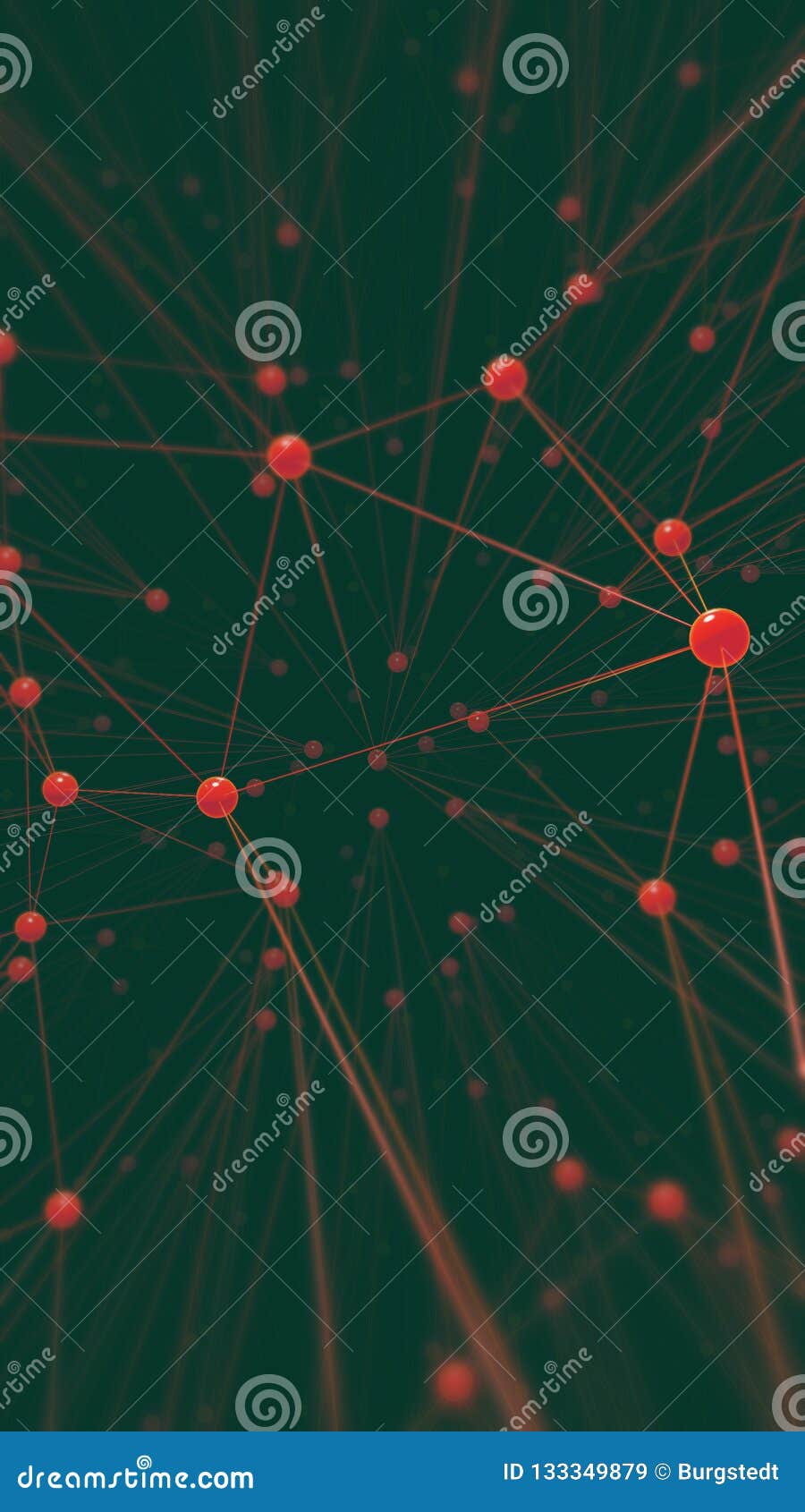Hundreds of Points Connected To Each Other with Lines Stock ...