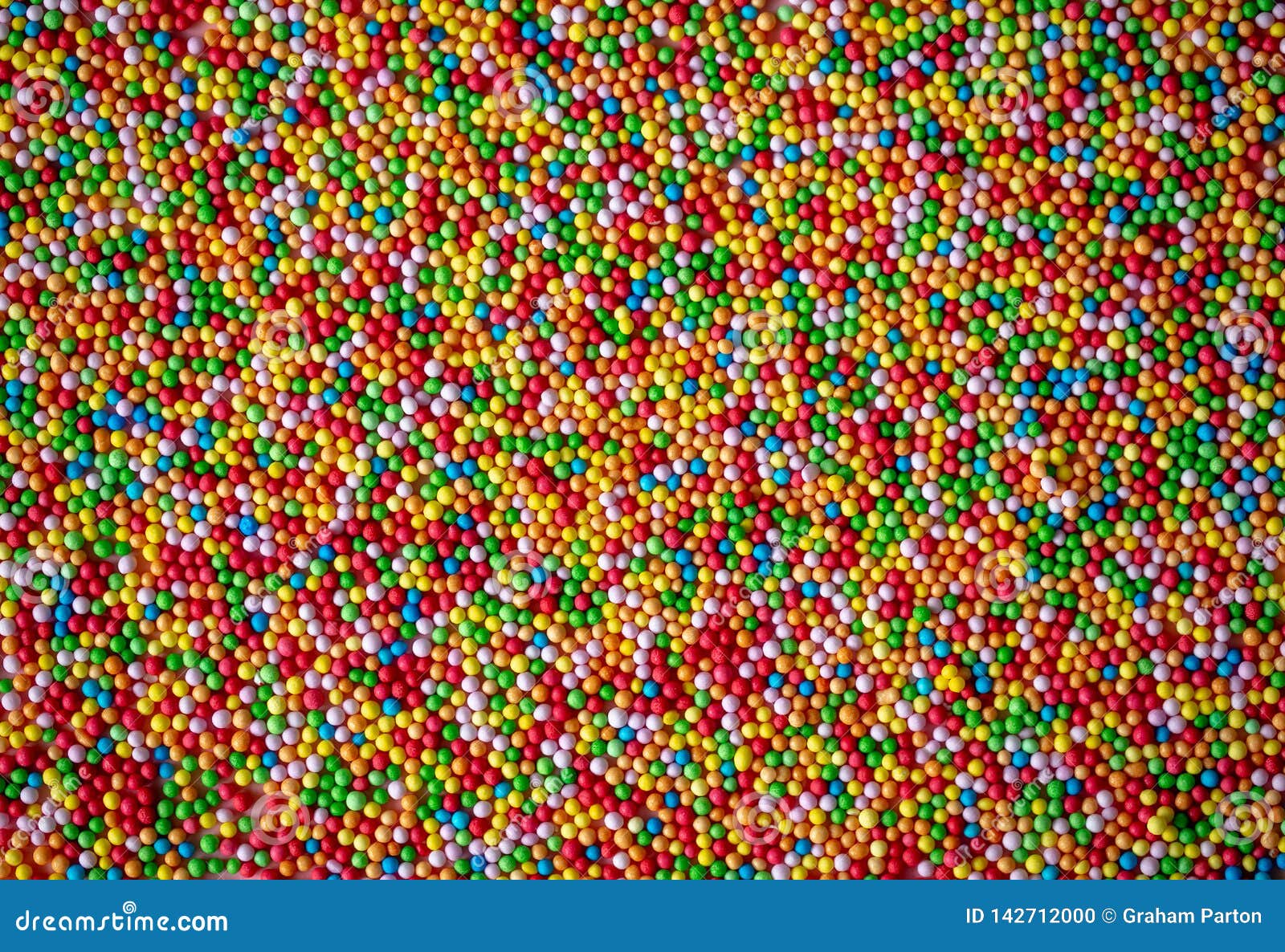 Hundreds and Thousands Candy Colored Background Stock Photo - Image of ...