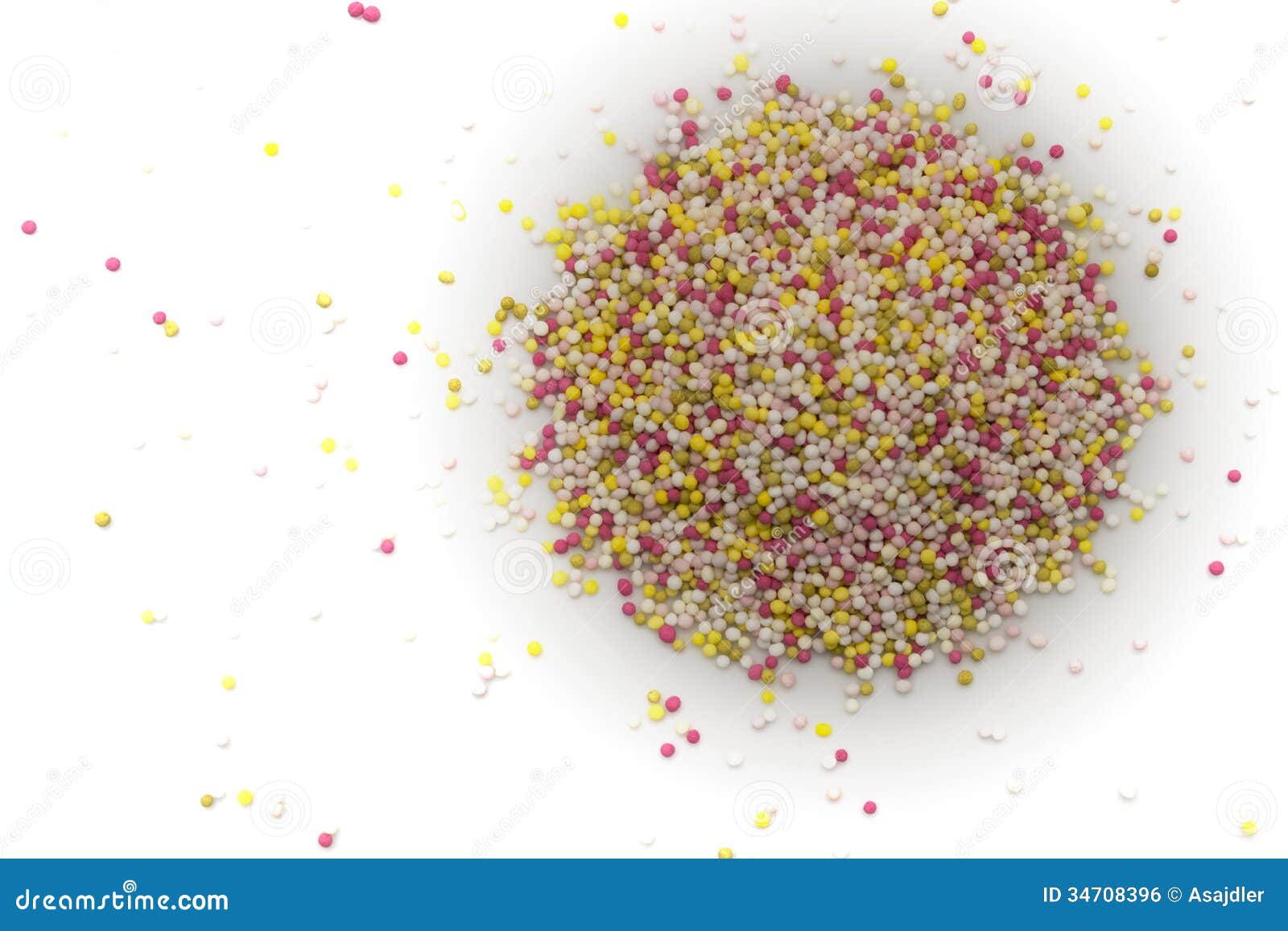 Hundreds and thousands stock photo. Image of mound, balls - 34708396