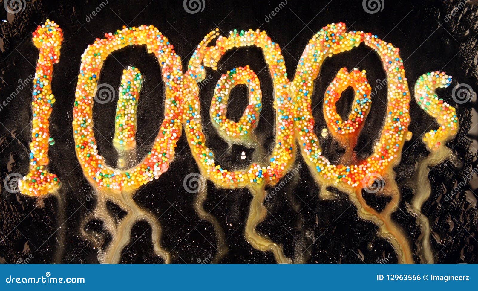 Hundreds and thousands wet stock photo. Image of colours - 12963566