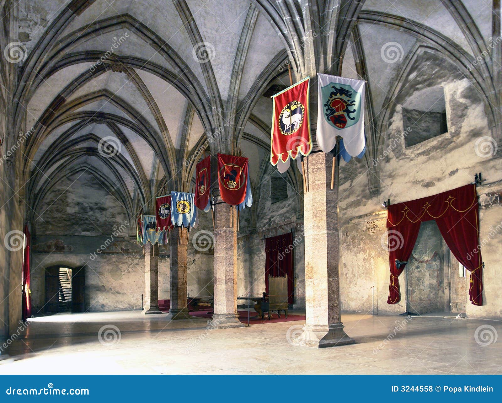 Hunedoara Castle stock photo. Image of history, romania - 3244558