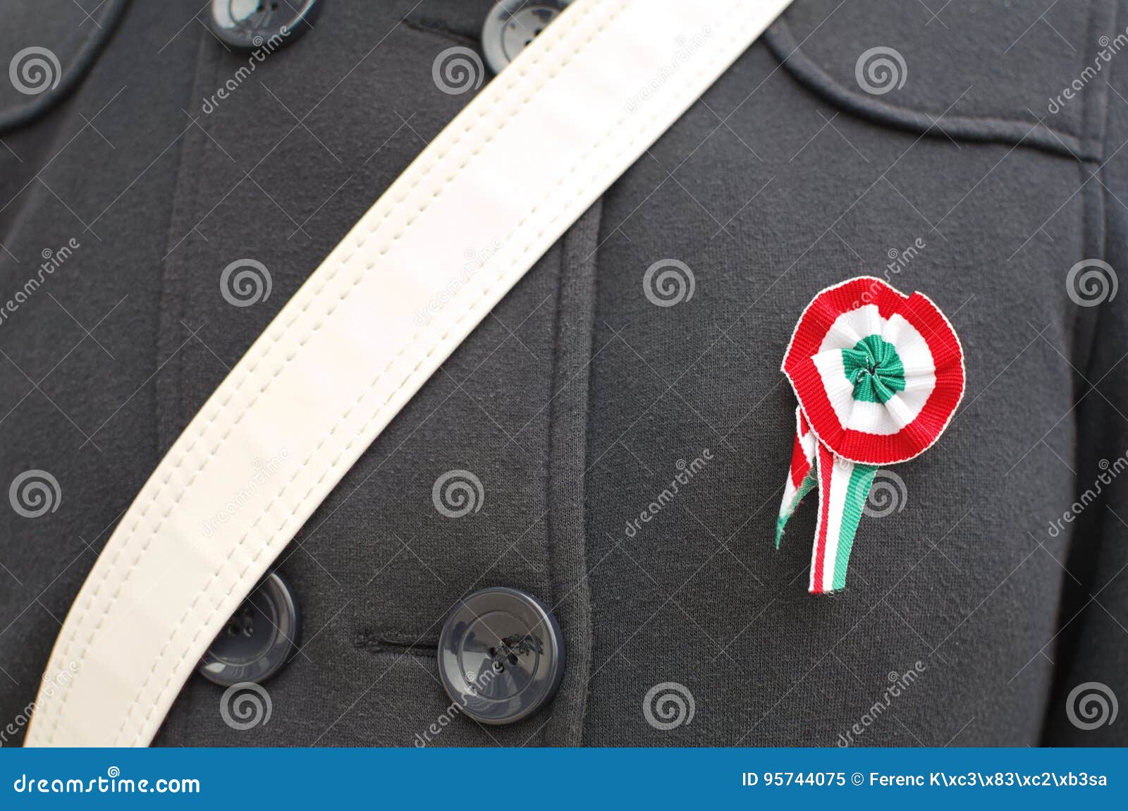 Hungarian Cockade Pinned stock image. Image of decoration - 95744075