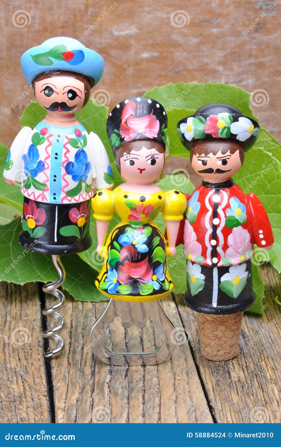 Hungarian Decorative Corkscrew Bottle Opener Stock Photos - Free ...