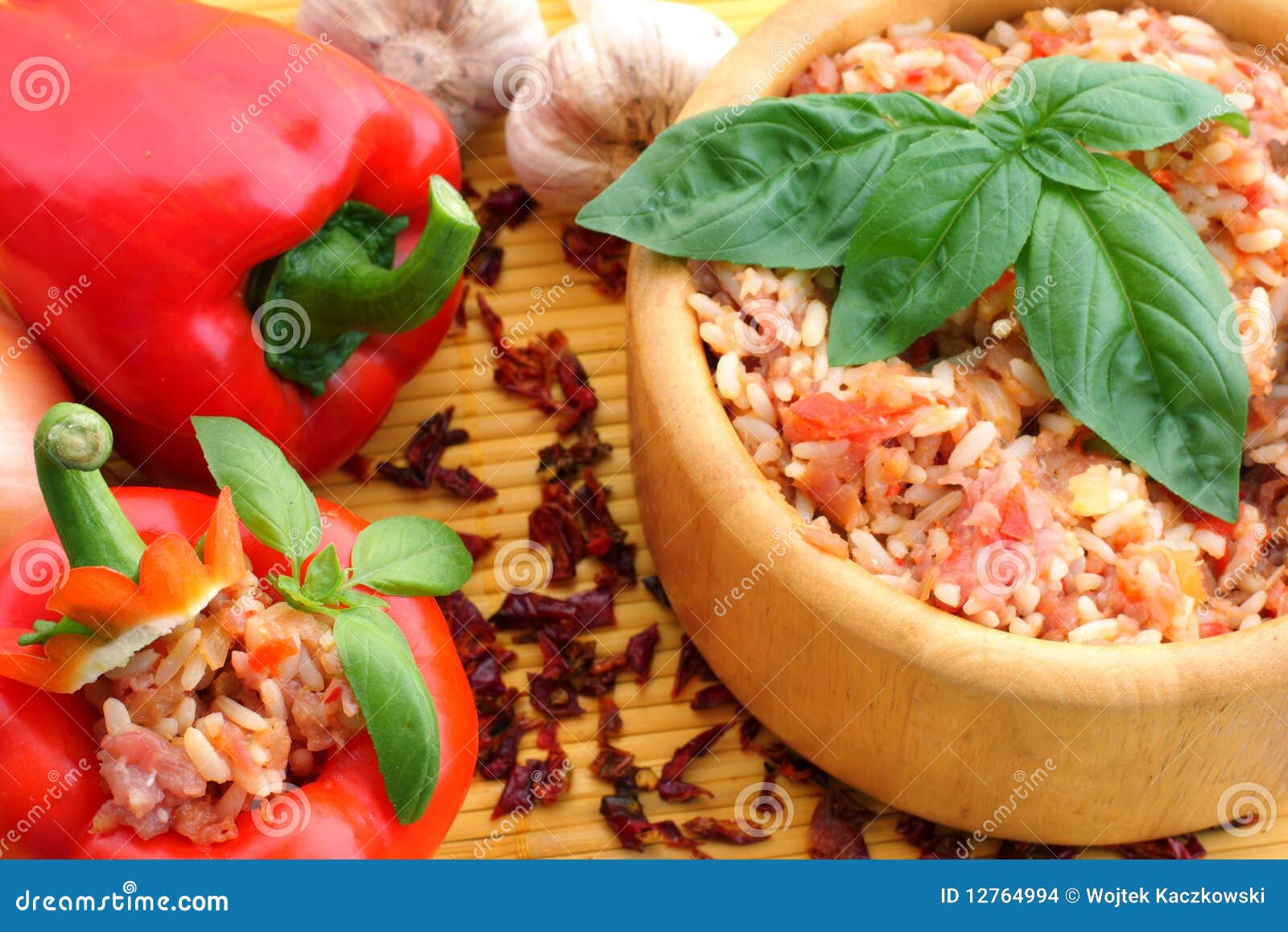 Hungarian Delicacy, Stuffed Red Pepper Stock Photo - Image of delicacy ...