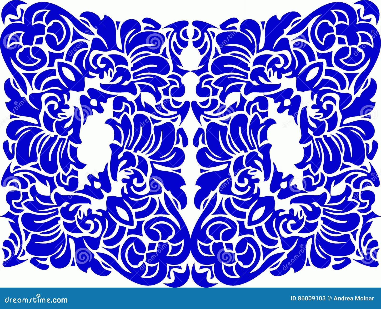 Hungarian folk art stock vector. Illustration of decoration - 86009103