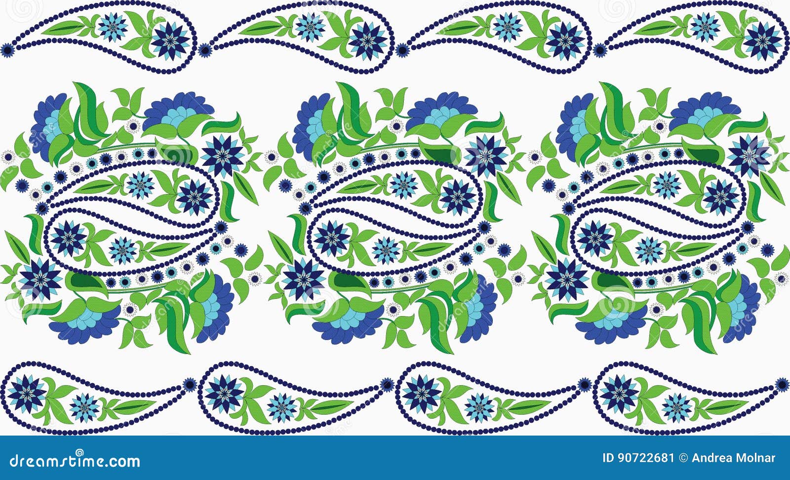 Hungarian folk art stock vector. Illustration of drawn - 90722681