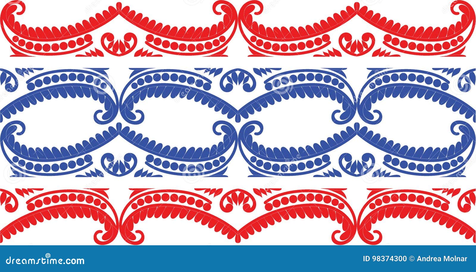 Hungarian folk art stock illustration. Illustration of beautiful - 98374300