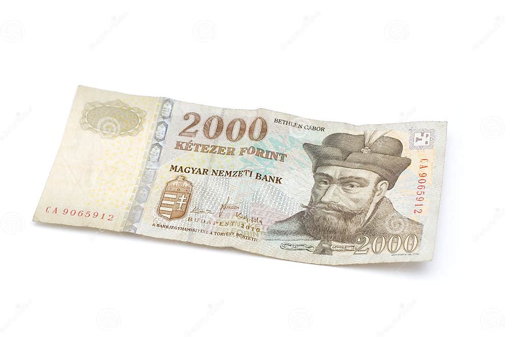 Hungarian Forint Banknote - 2000 HUF Stock Image - Image of budapest ...