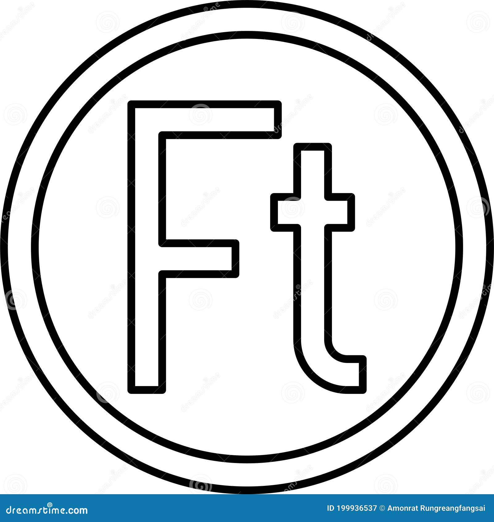 Hungarian Forint Coin Icon, Currency of Hungary Stock Vector ...