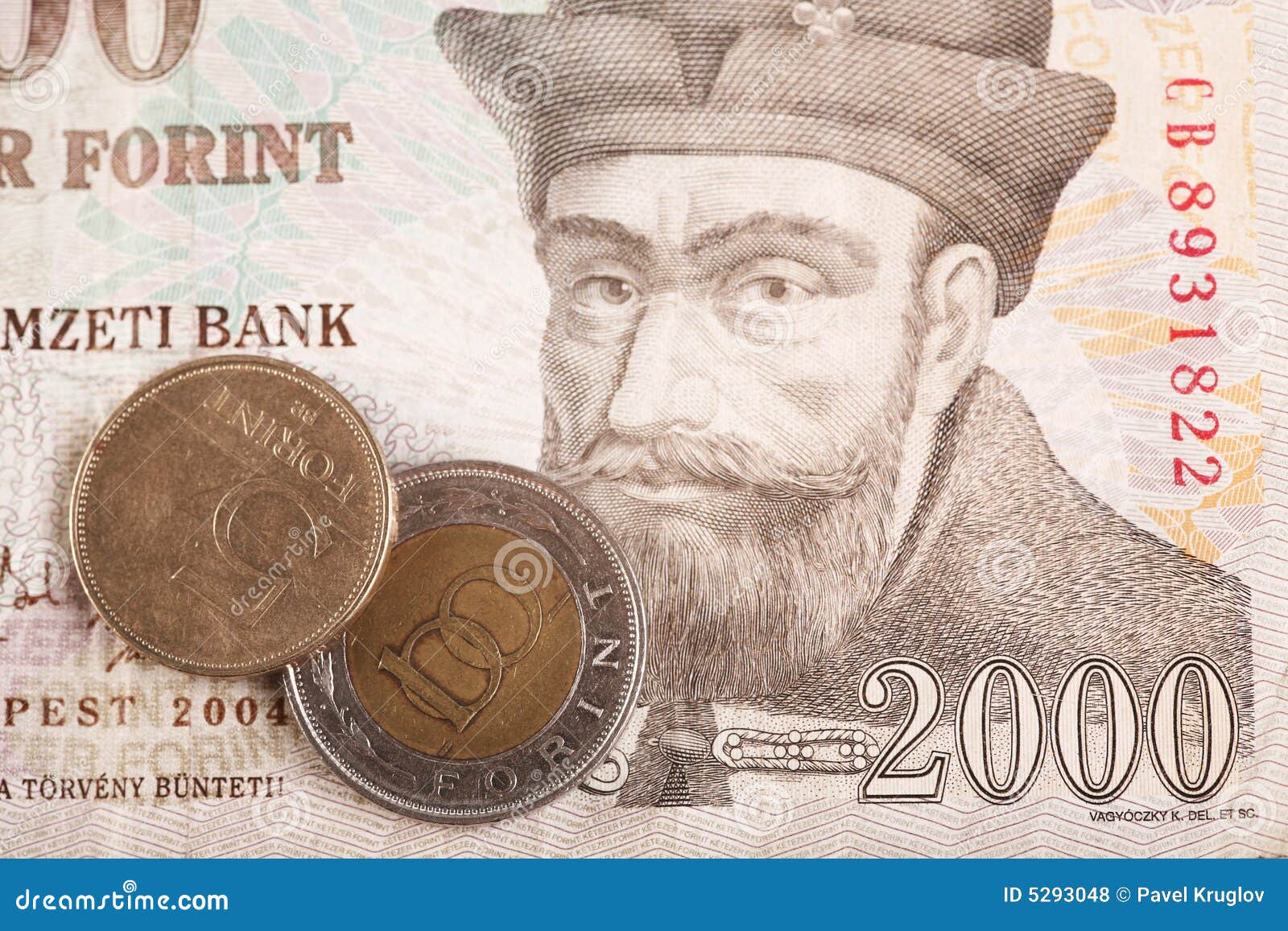 Hungarian forints stock photo. Image of concepts, paper - 5293048