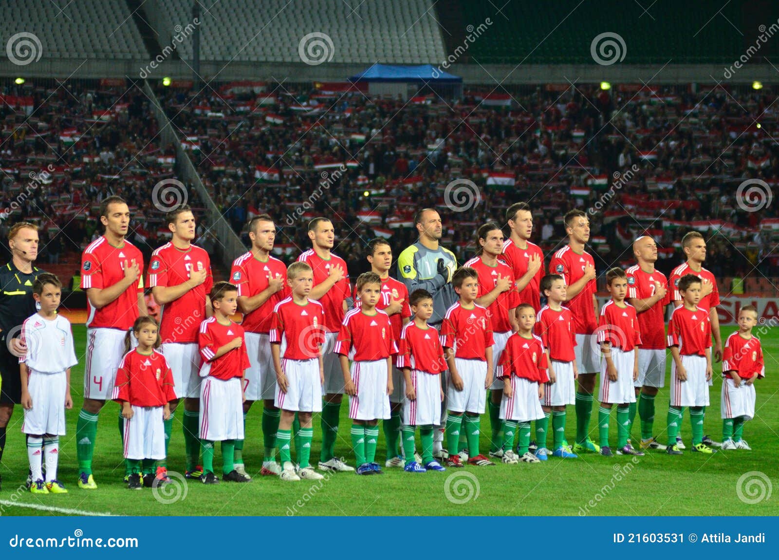 The Hungarian National Team Editorial Photo - Image of magyar, audience ...
