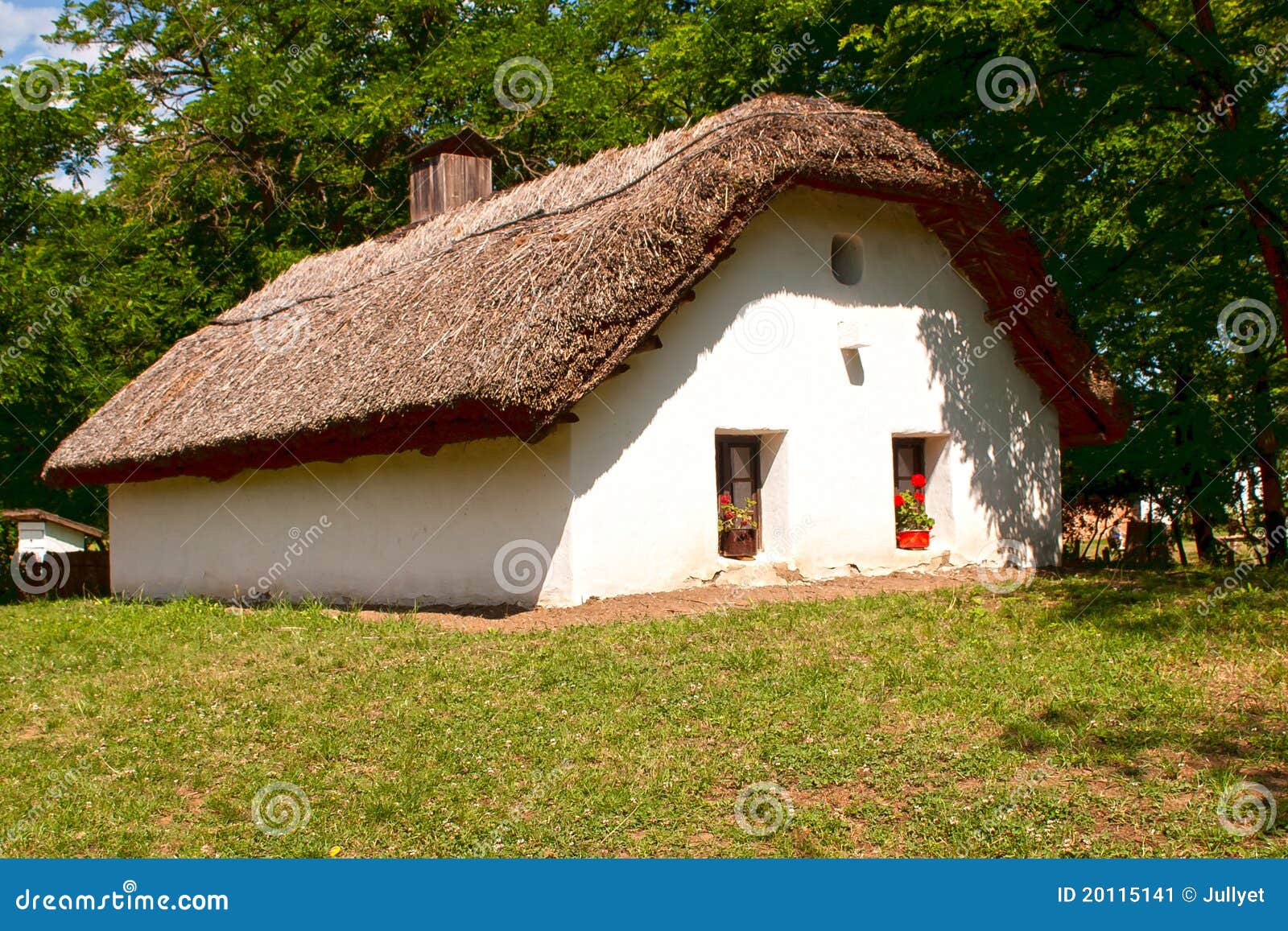 Hungarian old farm-house stock image. Image of culture - 20115141