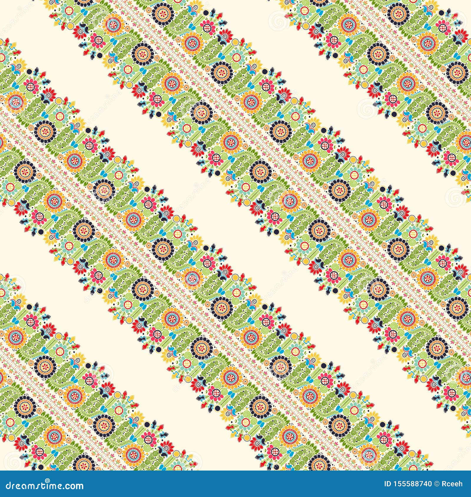 Hungarian seamless pattern stock vector. Illustration of paper - 155588740