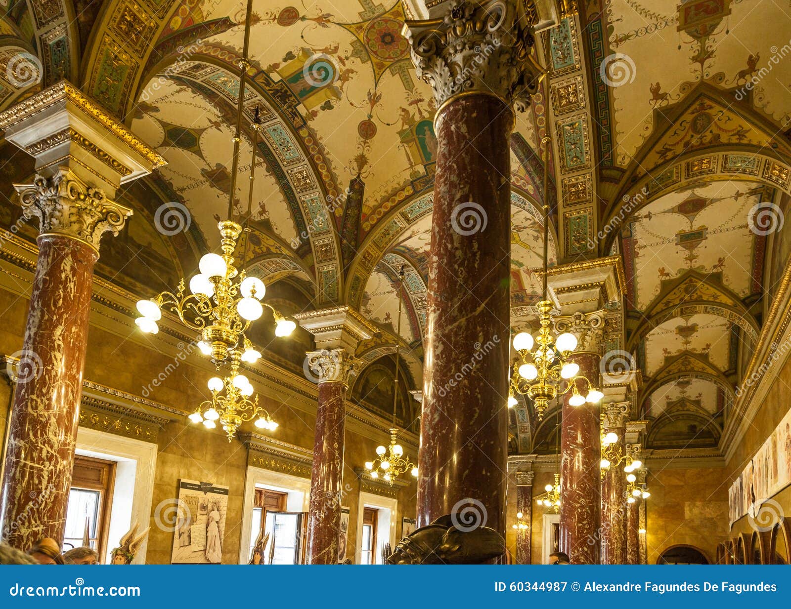 Hungarian State Opera Budapest Stock Image - Image of corinthian ...
