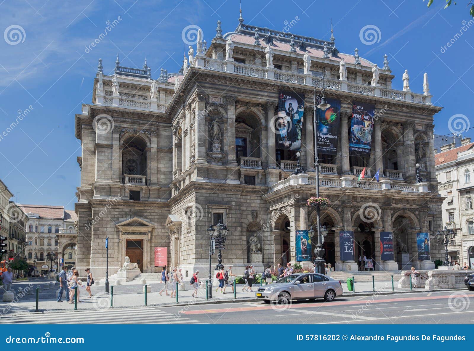 Hungarian State Opera Budapest Editorial Photography - Image of ...