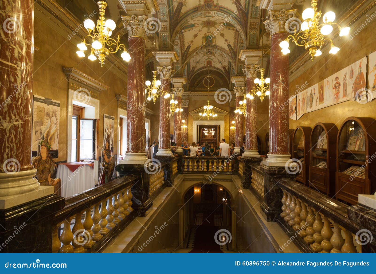 Hungarian State Opera Budapest Editorial Image - Image of tourists ...