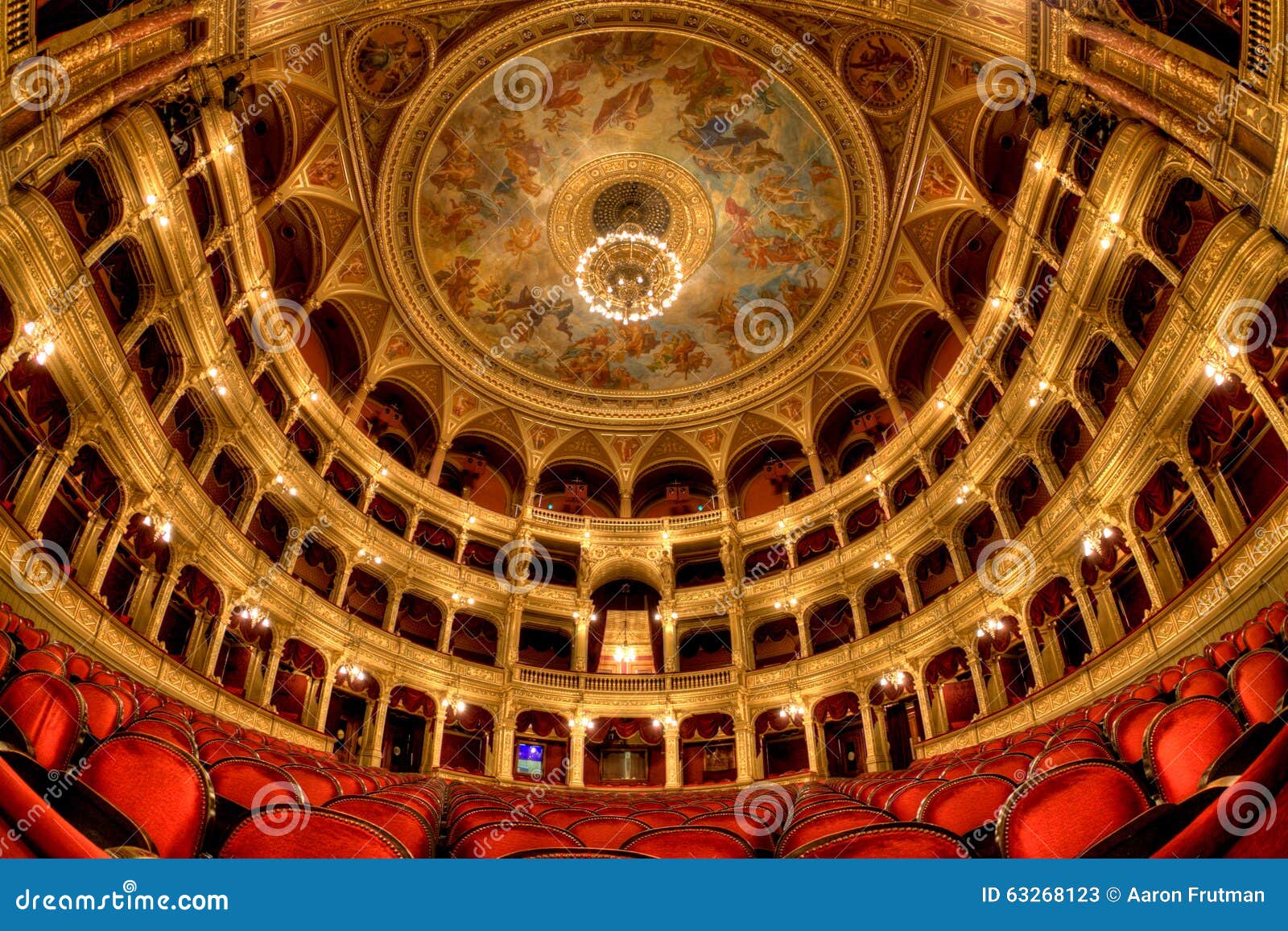 Hungarian State Opera House in Budapest Stock Image - Image of opera ...