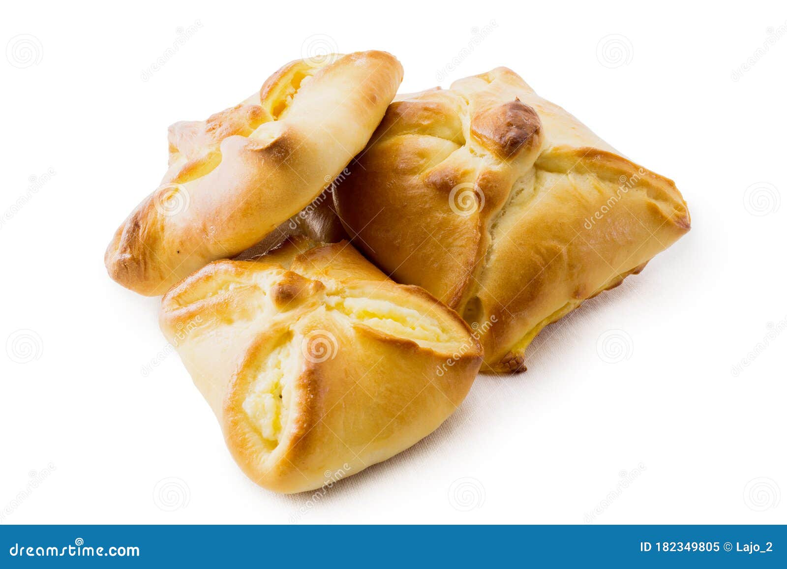 Hungarian Sweet Cheese Pockets Stock Image - Image of common, dough ...