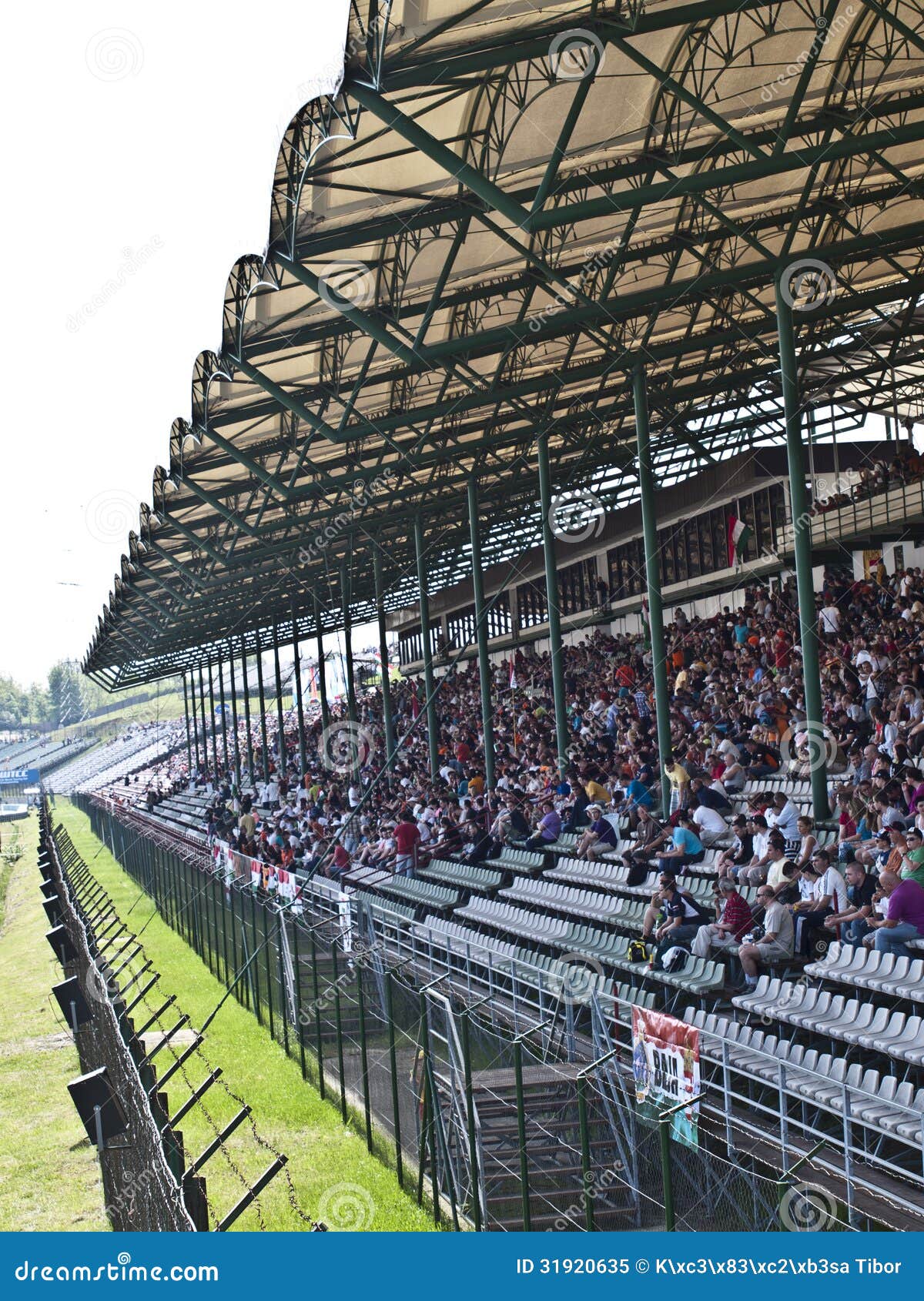 Hungaroring grandstand editorial image. Image of people - 31920635