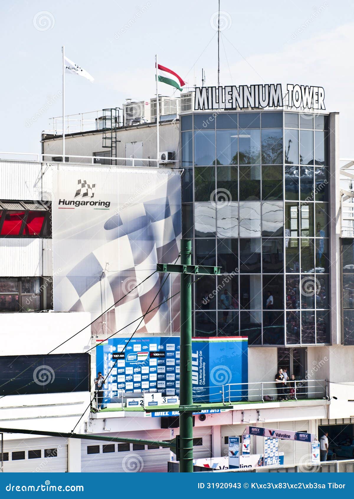 Hungaroring Millenium Tower Editorial Stock Photo - Image of wtcc ...