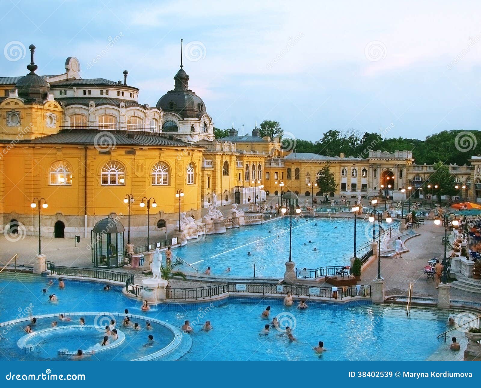 Hungary, Budapest, Szechenyi Editorial Stock Image - Image of ancient ...