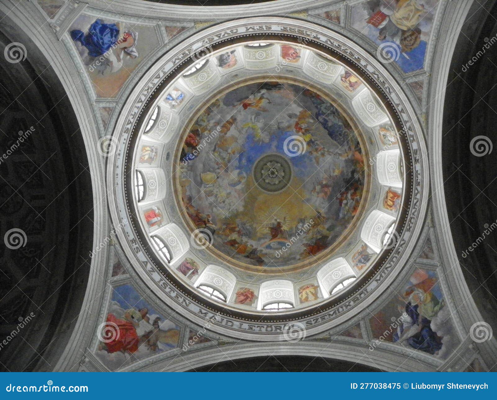 Hungary, Eger, Cathedral Basilica of St. John the Apostle, Dome of the ...