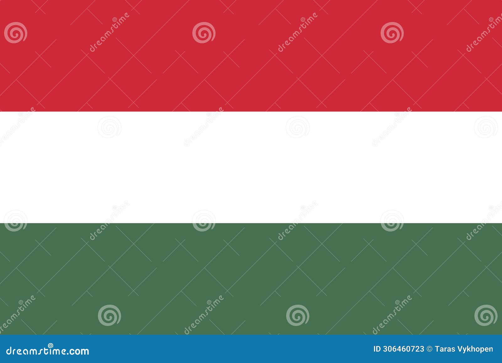 Hungary Flag Isolated in Official Colors and Proportion Correctly ...