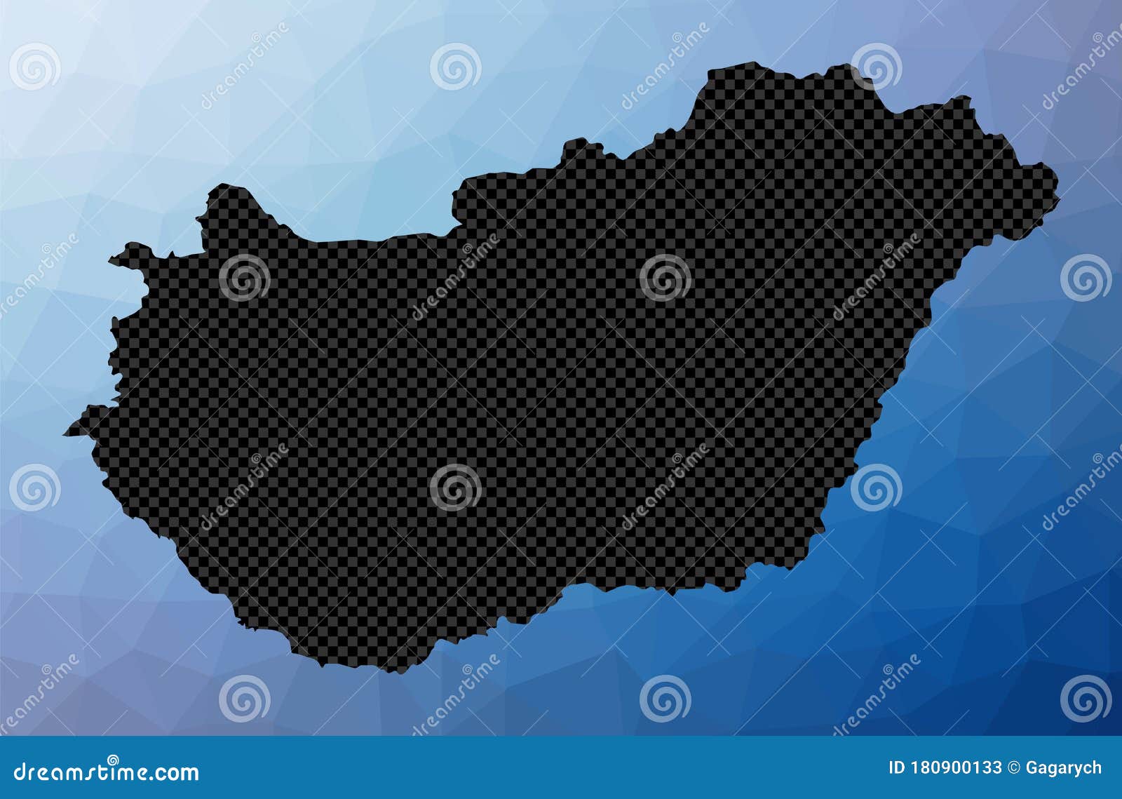 Hungary geometric map. stock vector. Illustration of eastern - 180900133