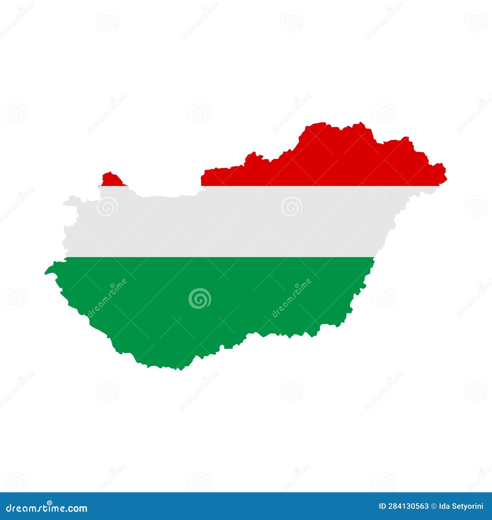Hungary map icon vector stock illustration. Illustration of geography ...
