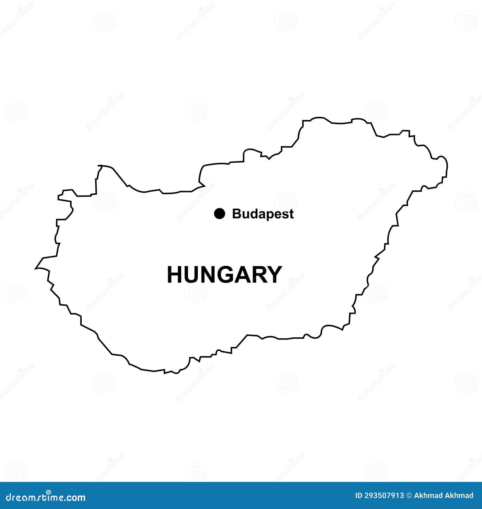 Hungary map icon stock vector. Illustration of infographics - 293507913