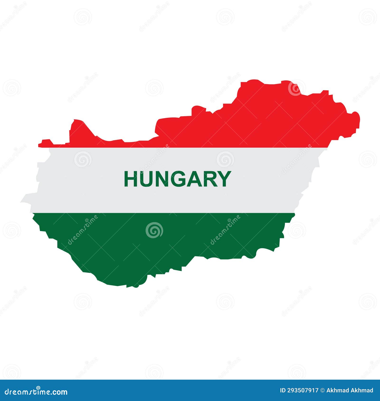 Hungary map icon stock vector. Illustration of white - 293507917