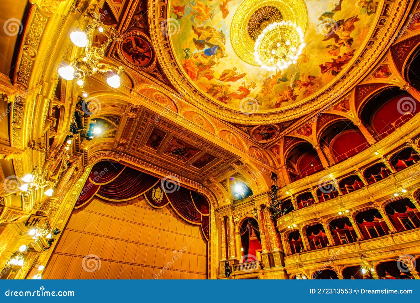Hungary National Opera editorial stock photo. Image of architecture ...