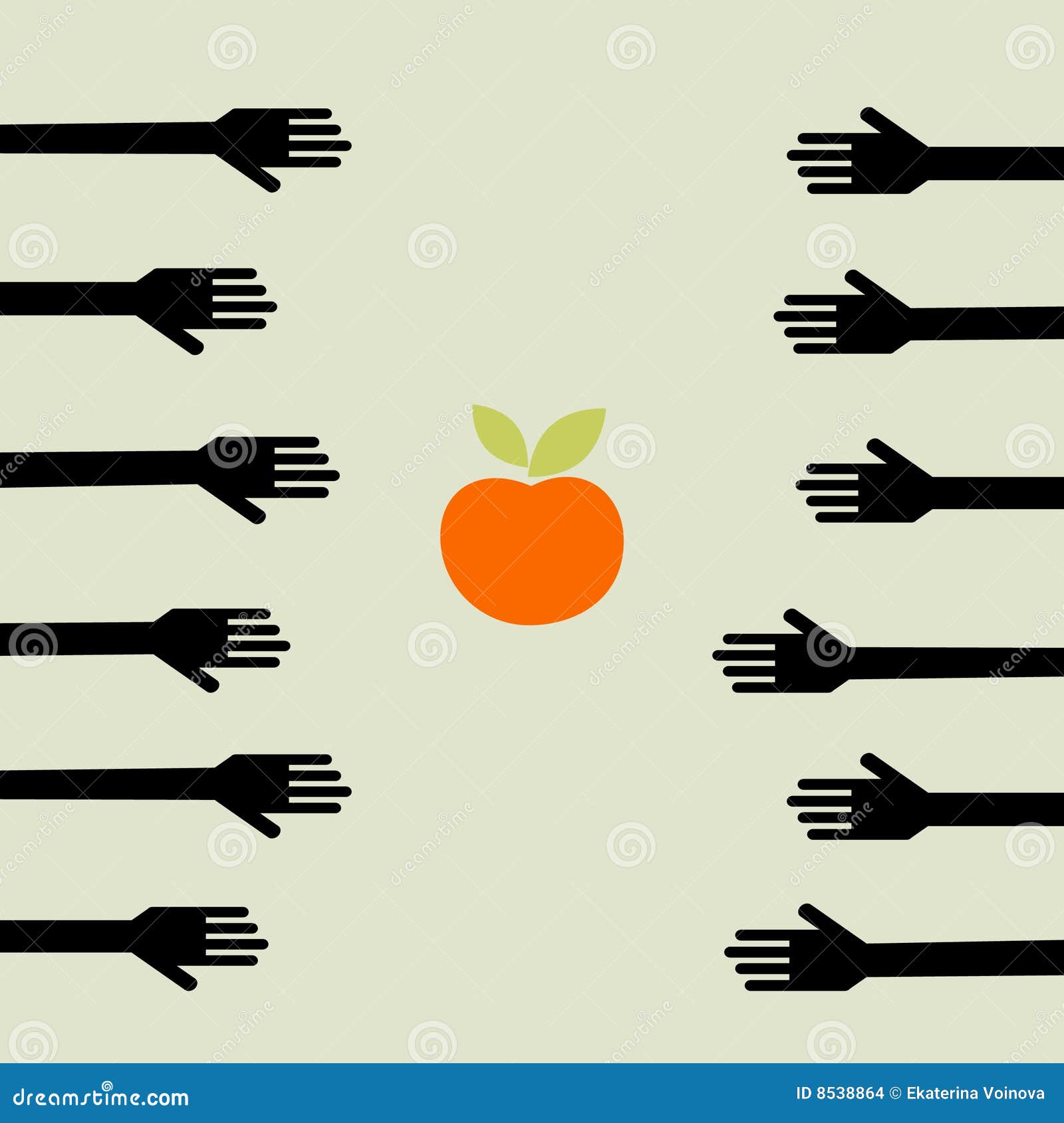 Hunger stock vector. Illustration of famine, resource - 8538864