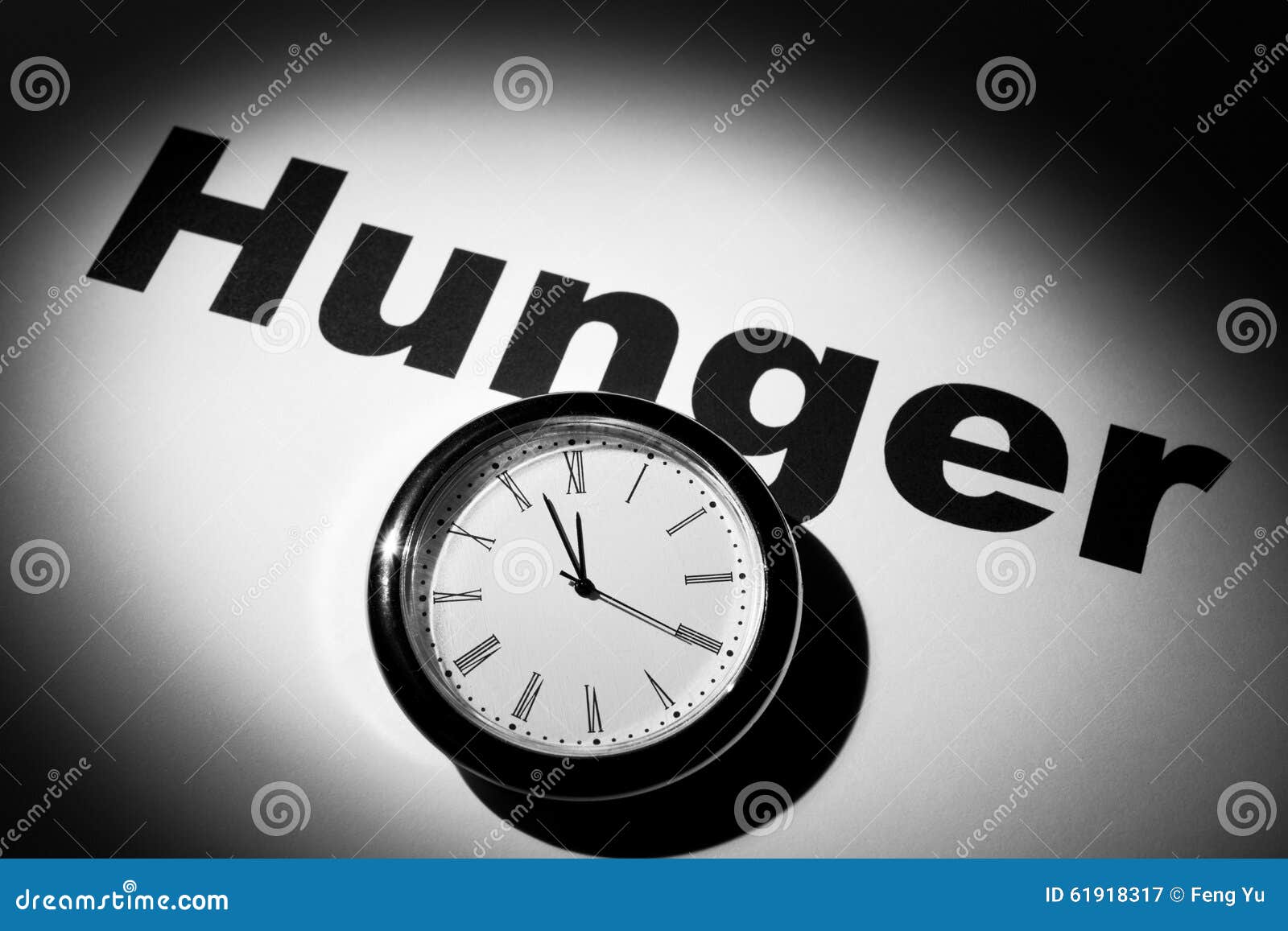 Hunger Word On Slice Of Bread. Royalty-Free Stock Photo | CartoonDealer ...