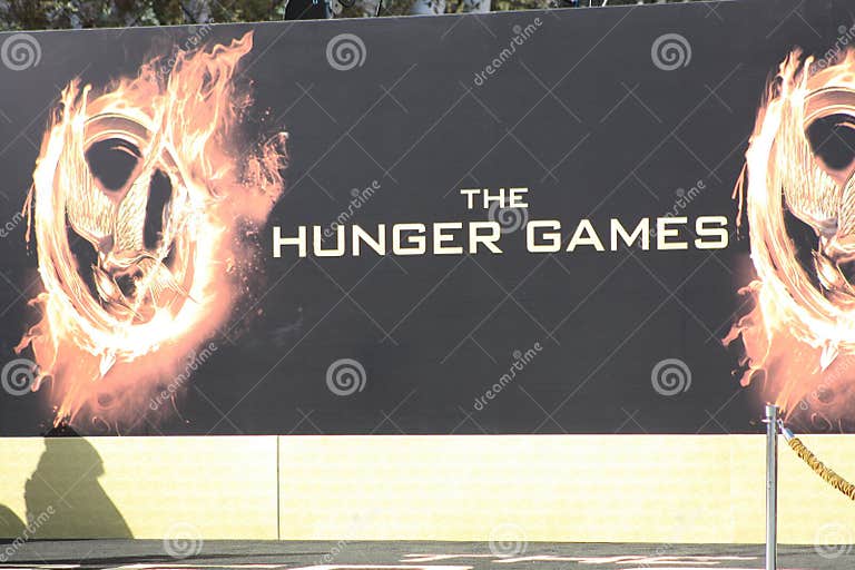 Hunger Games sign editorial photo. Image of arrow, sign - 23840631