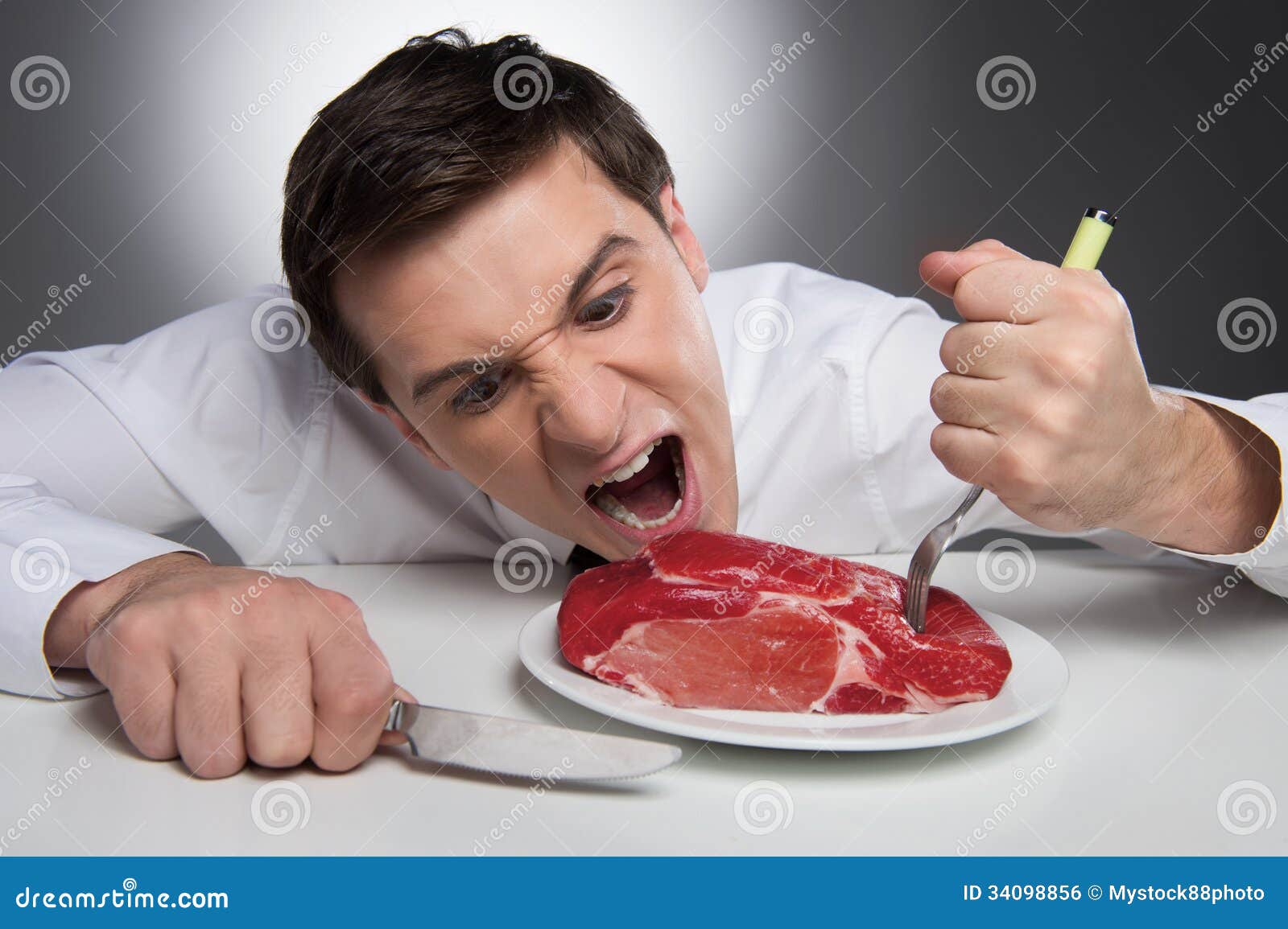 Hunger stock photo. Image of adult, humor, lunch, nutrition - 34098856