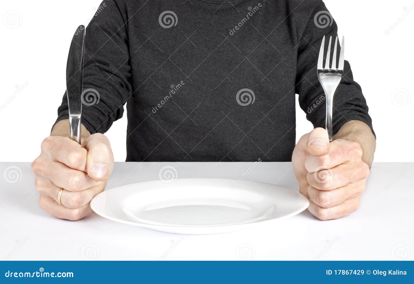 Hungry stock image. Image of concepts, isolated, plate - 17867429