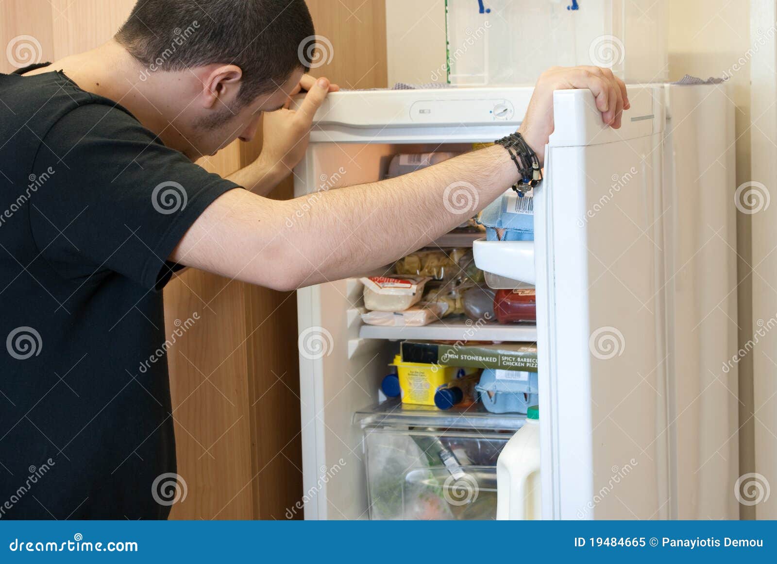 Hungry stock image. Image of meal, starve, fridge, kitchen - 19484665