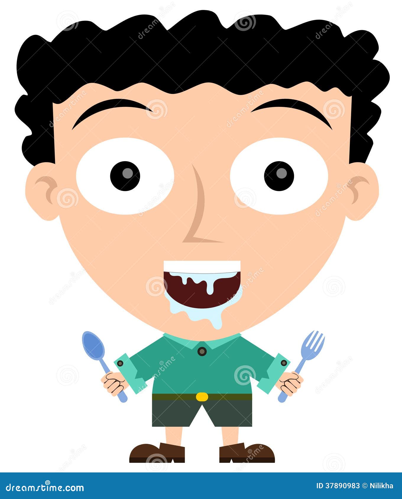 Hungry stock illustration. Illustration of hungry, food - 37890983