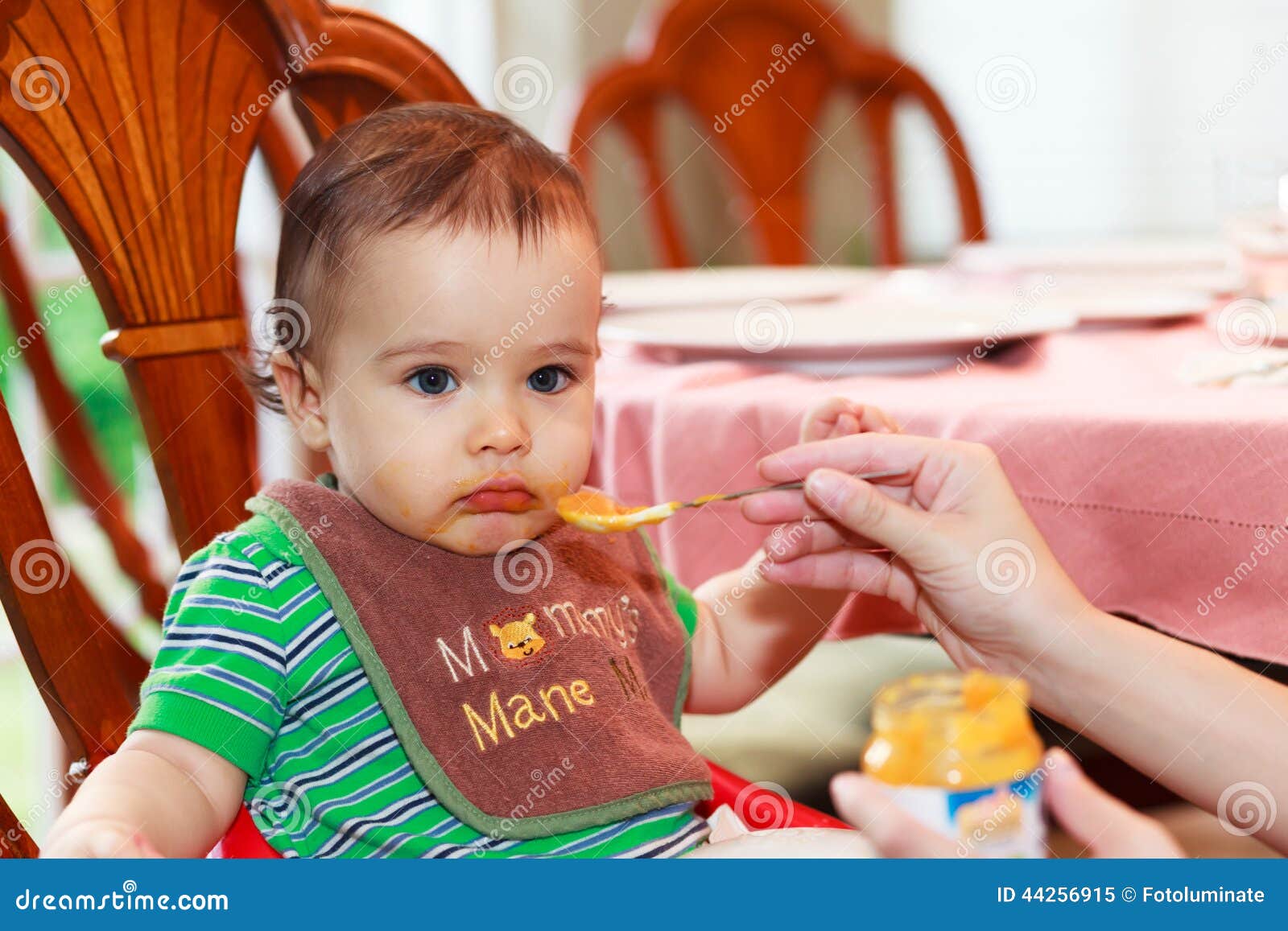 Hungry baby stock image. Image of hungry, lady, caucasian - 44256915