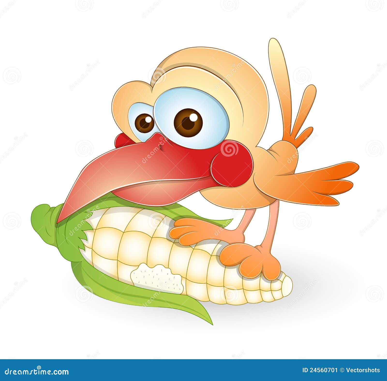 Hungry Bird stock illustration. Illustration of farm - 24560701