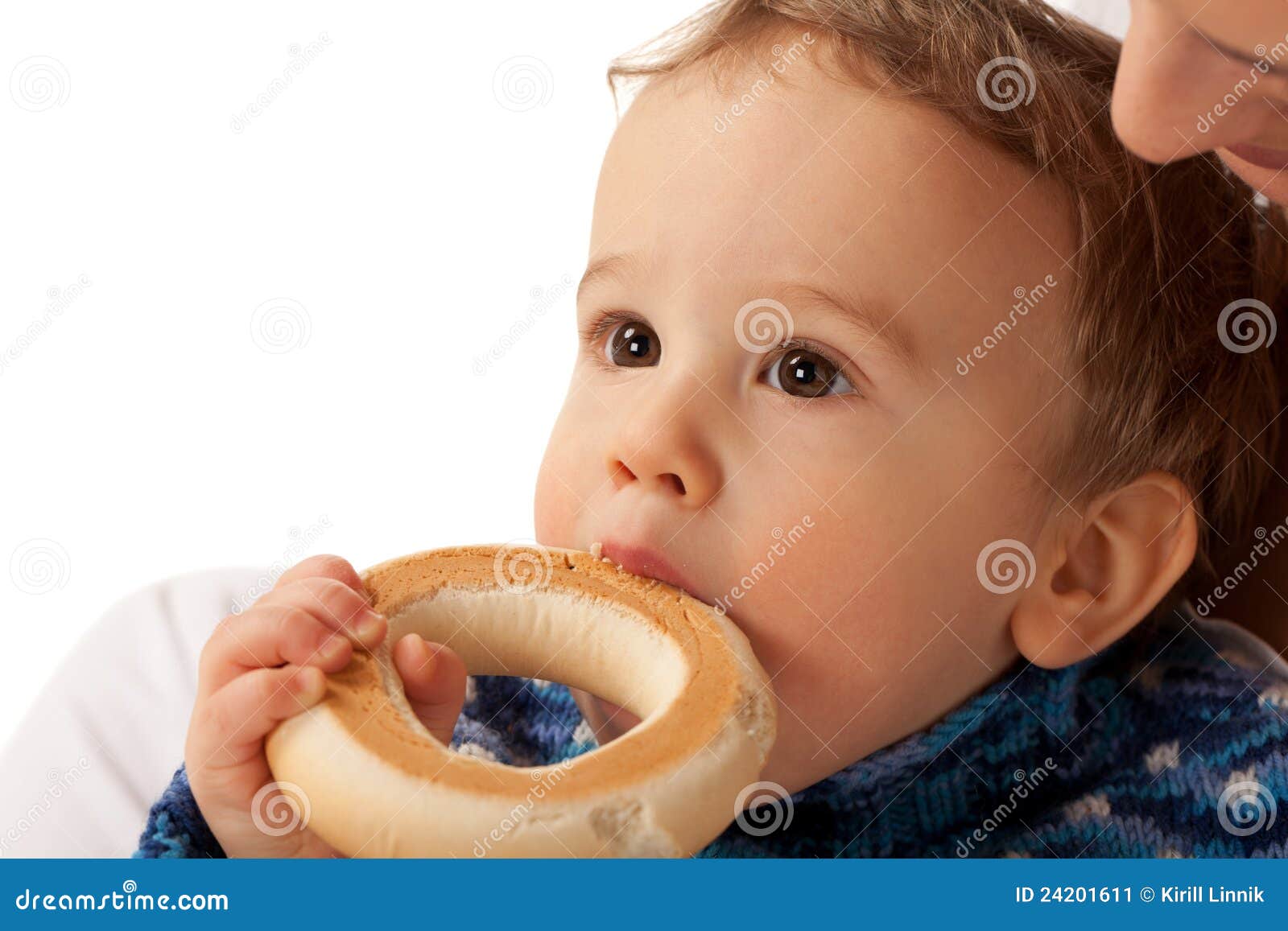 Hungry boy stock image. Image of sitting, mother, bakery - 24201611
