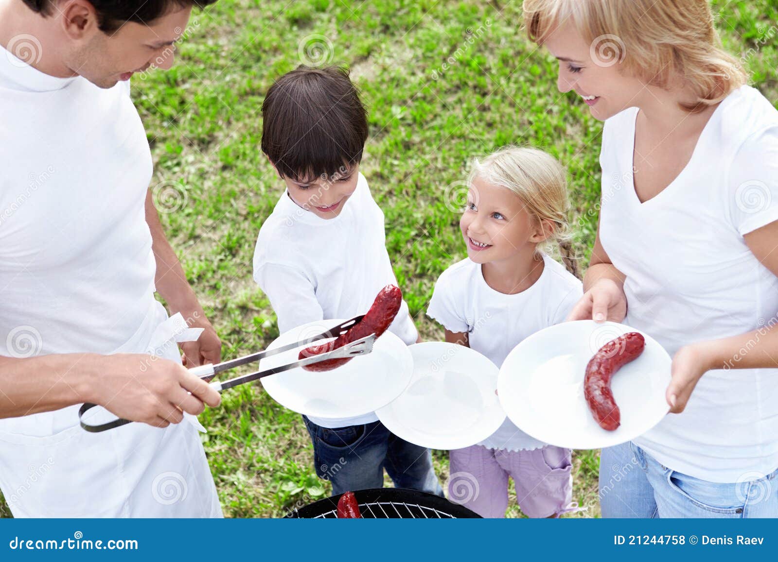 Hungry family stock photo. Image of outdoors, father - 21244758