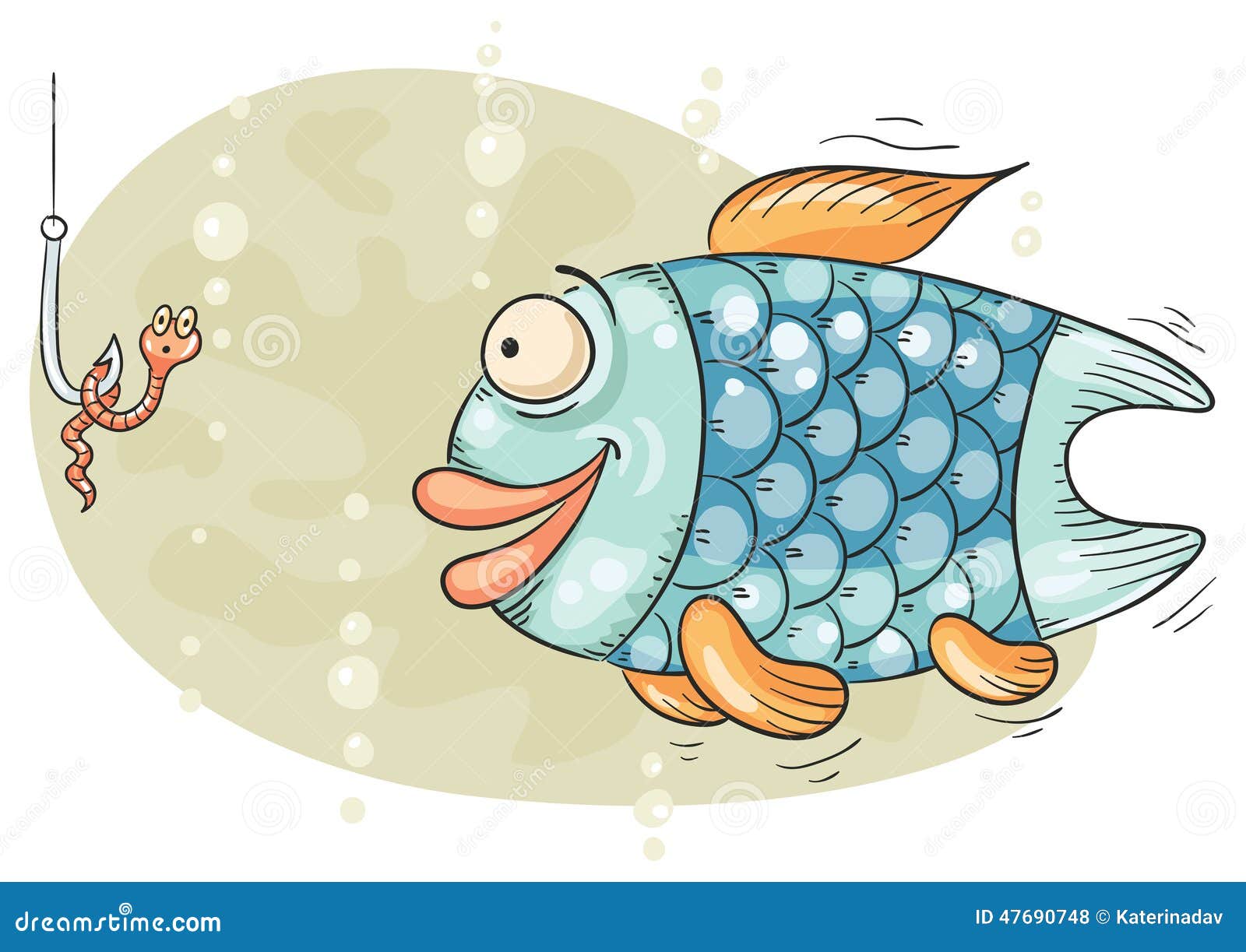 Hungry Fish Cartoon Stock Photo | CartoonDealer.com #16212270