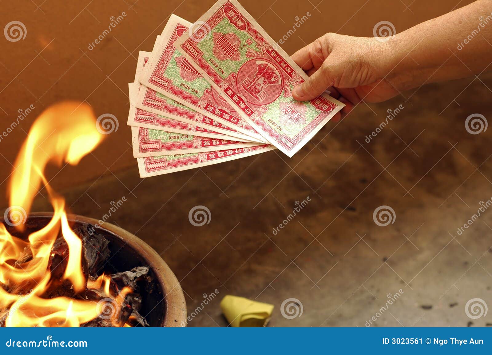 Hungry Ghost Chinese Festival Stock Image - Image of money, tradition ...