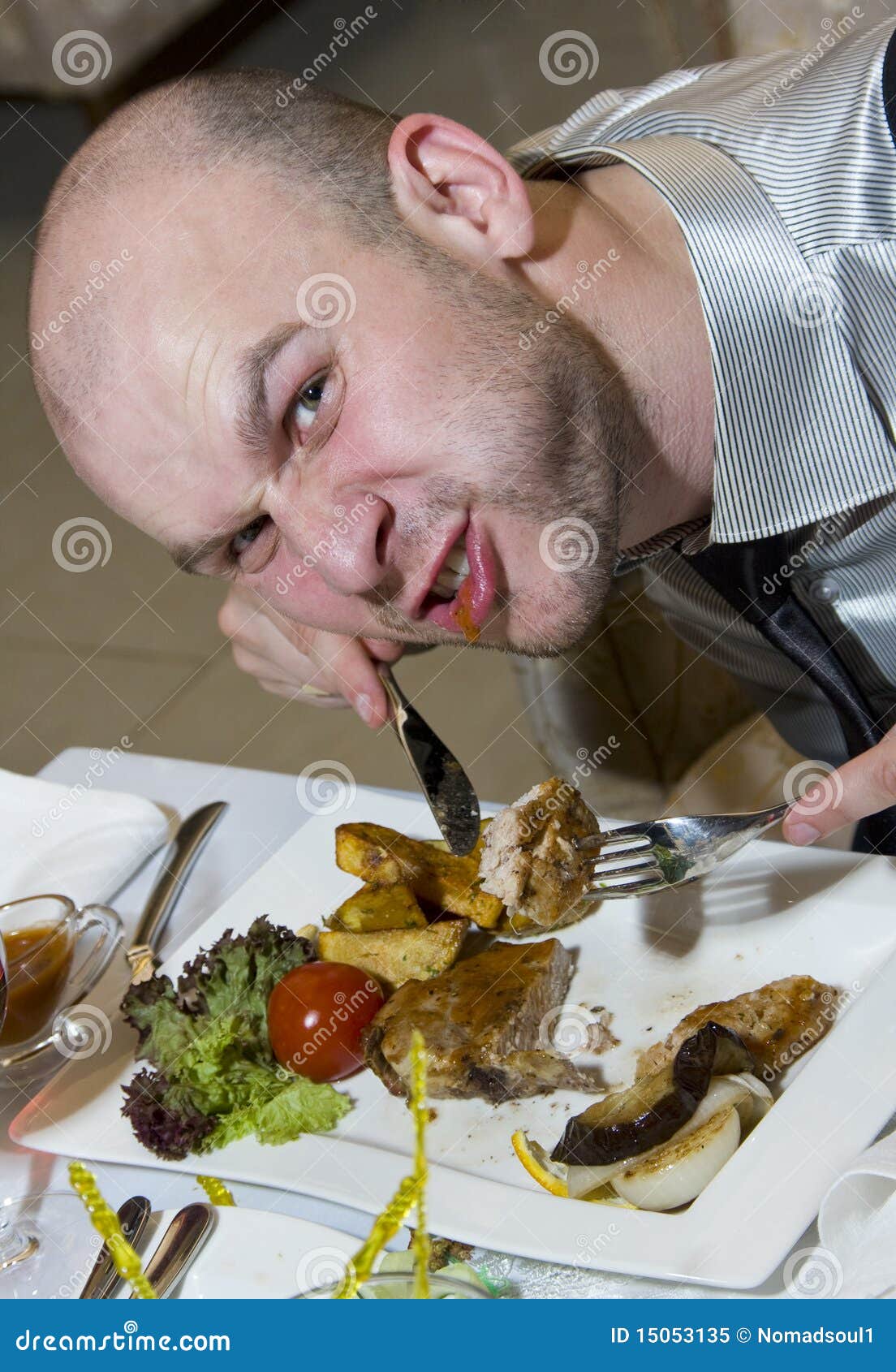 Really hungry man stock image. Image of human, hungry - 15053135