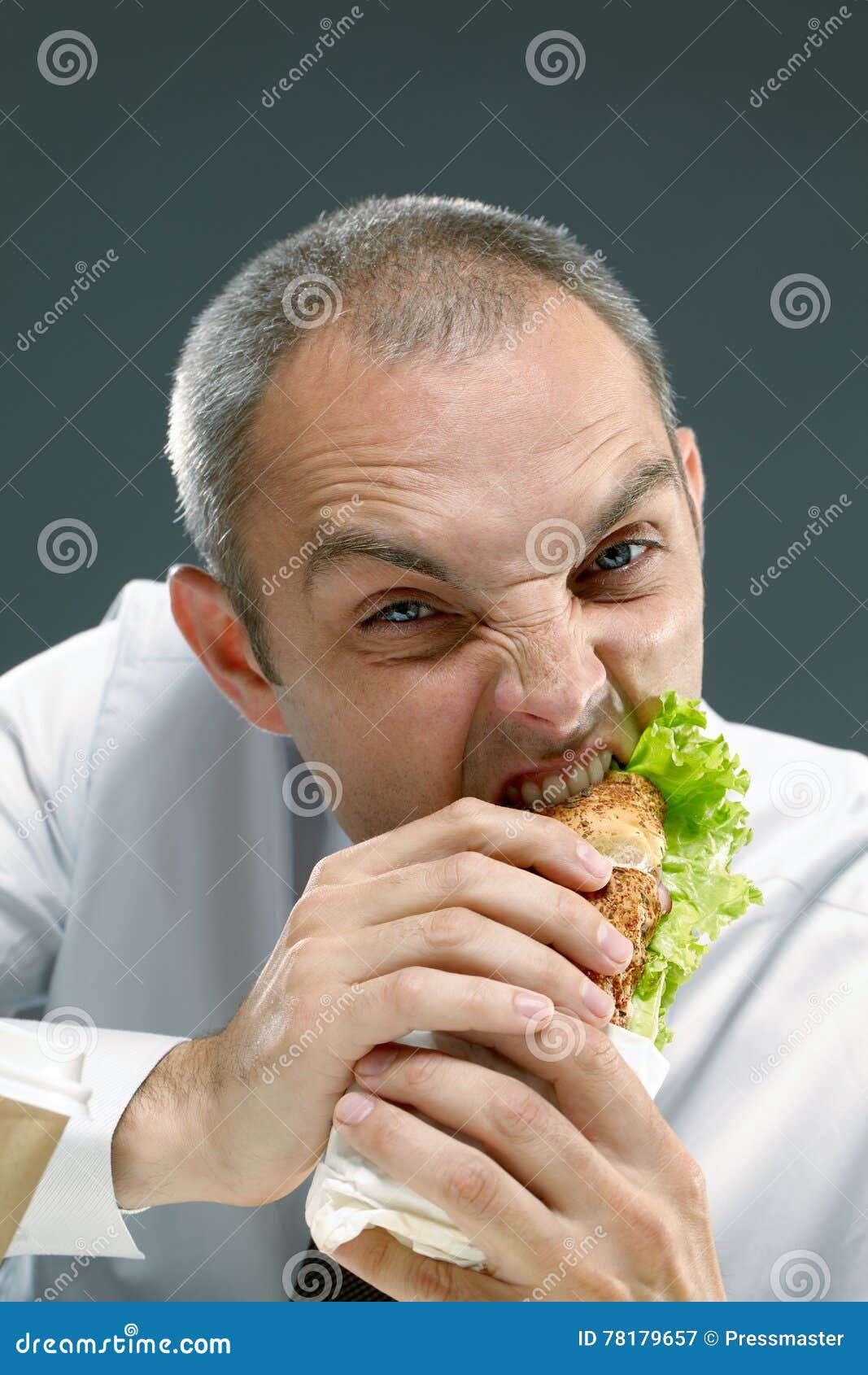 Hungry man stock image. Image of adult, businessman, studio - 78179657