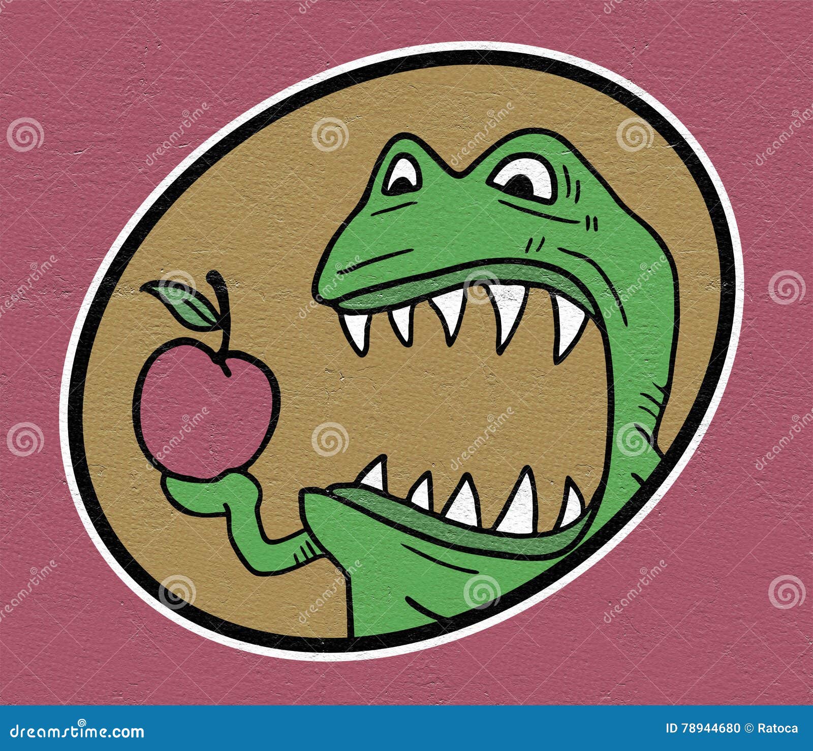 Hungry monster stock illustration. Illustration of mouth - 78944680